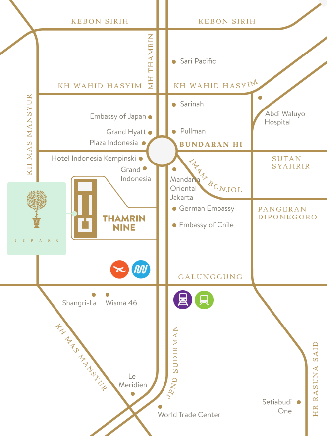 Le Parc at Thamrin Nine - Luxury Residence In Central Jakarta